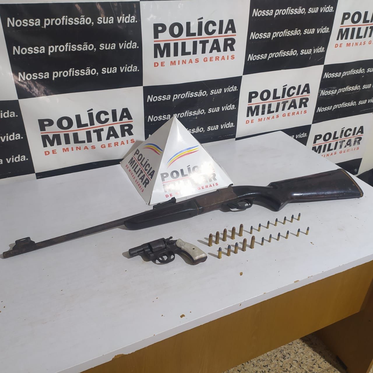Portal Caparaó Polícia Retira Duas Armas De Fogo De Circulação Em Chalé
